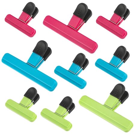 9 Pieces Sachet Clip Food Bag Closing Clip for Kitchen Packaging ...