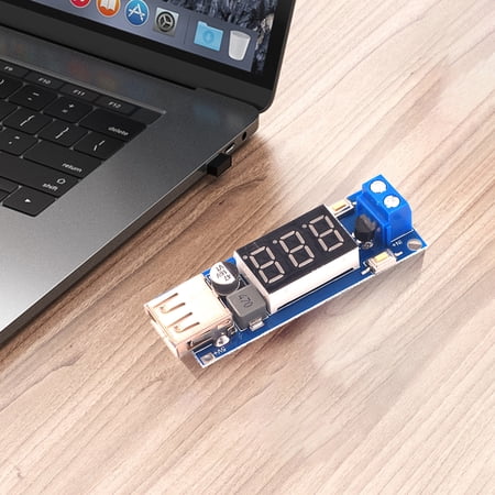 Clairlio 12V To 5V Buck Converter LED Digital Display Power Supply ...