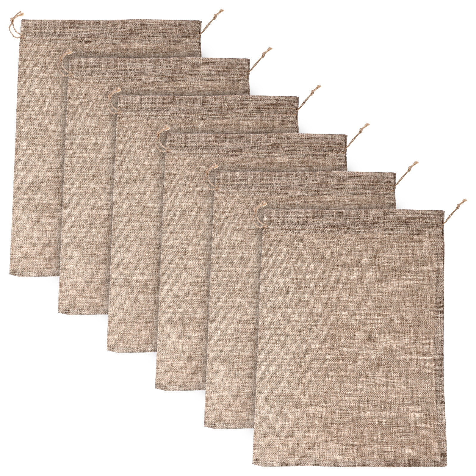 Click here for Har Adhesive 6pcs Burlap Bags Drawstring Storage P... prices