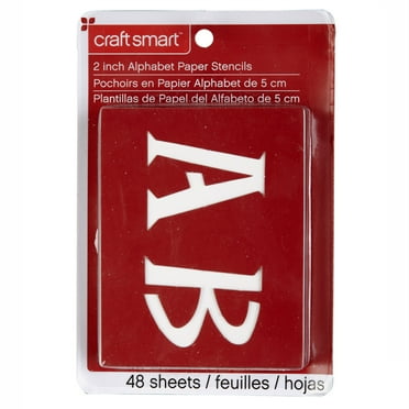 2" Formal Alphabet Stencils by Craft Smart® - 141 designs - Walmart.com
