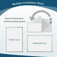 Magnetic Whiteboard, Dry Erase White Board 36" X 24", Aluminum Frame, 1 ...