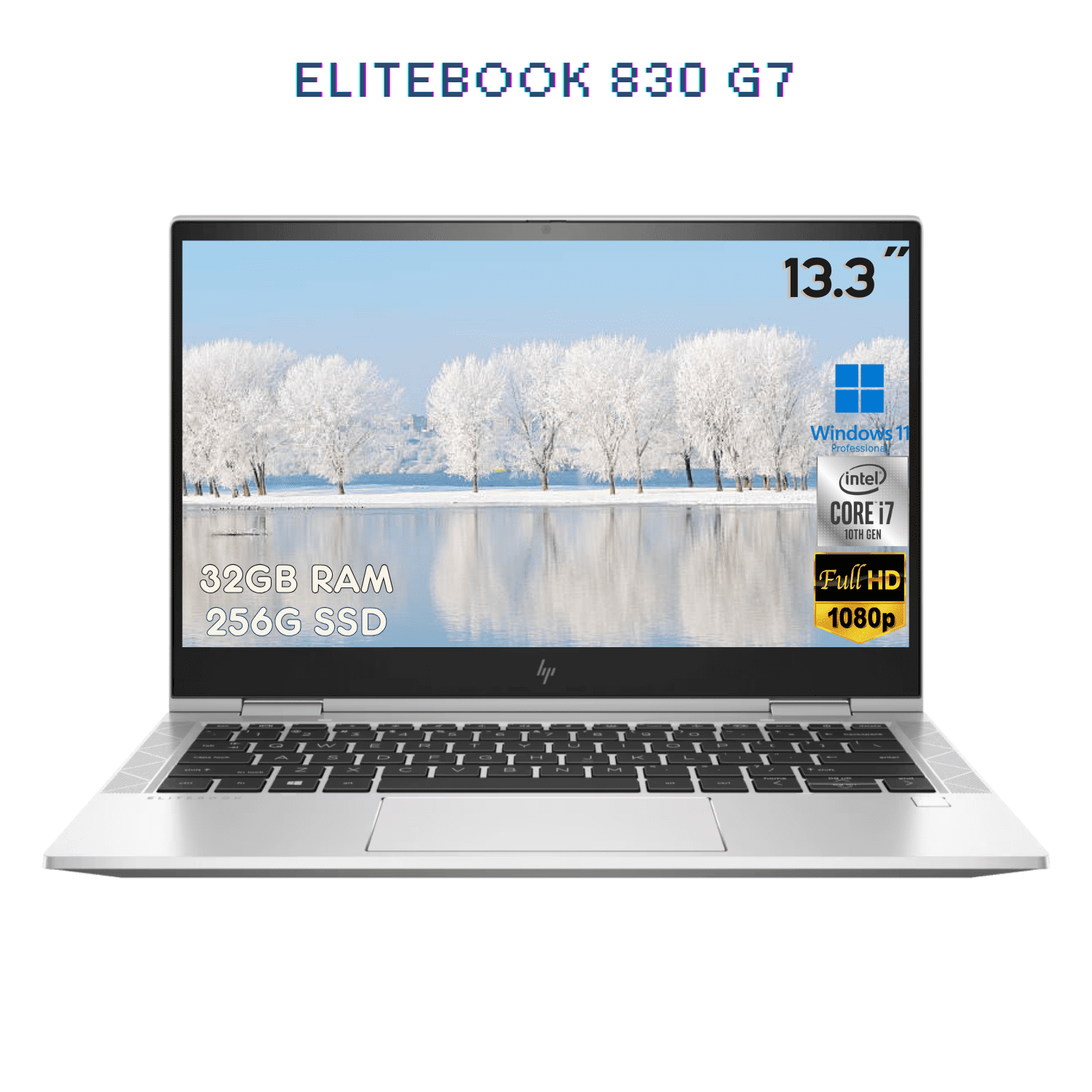 Laptop HP EliteBook 830 G7 13.3" FHD, Intel Core i7-10610U, 32GB RAM ...