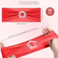 50pcs Red Chair Sashes, Sashes for Chair Covers for Party Wedding Event ...