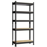 Muscle Rack 48"W x 18"D x 72"H 5-Shelf Garage Shelves, Silver - Walmart.com