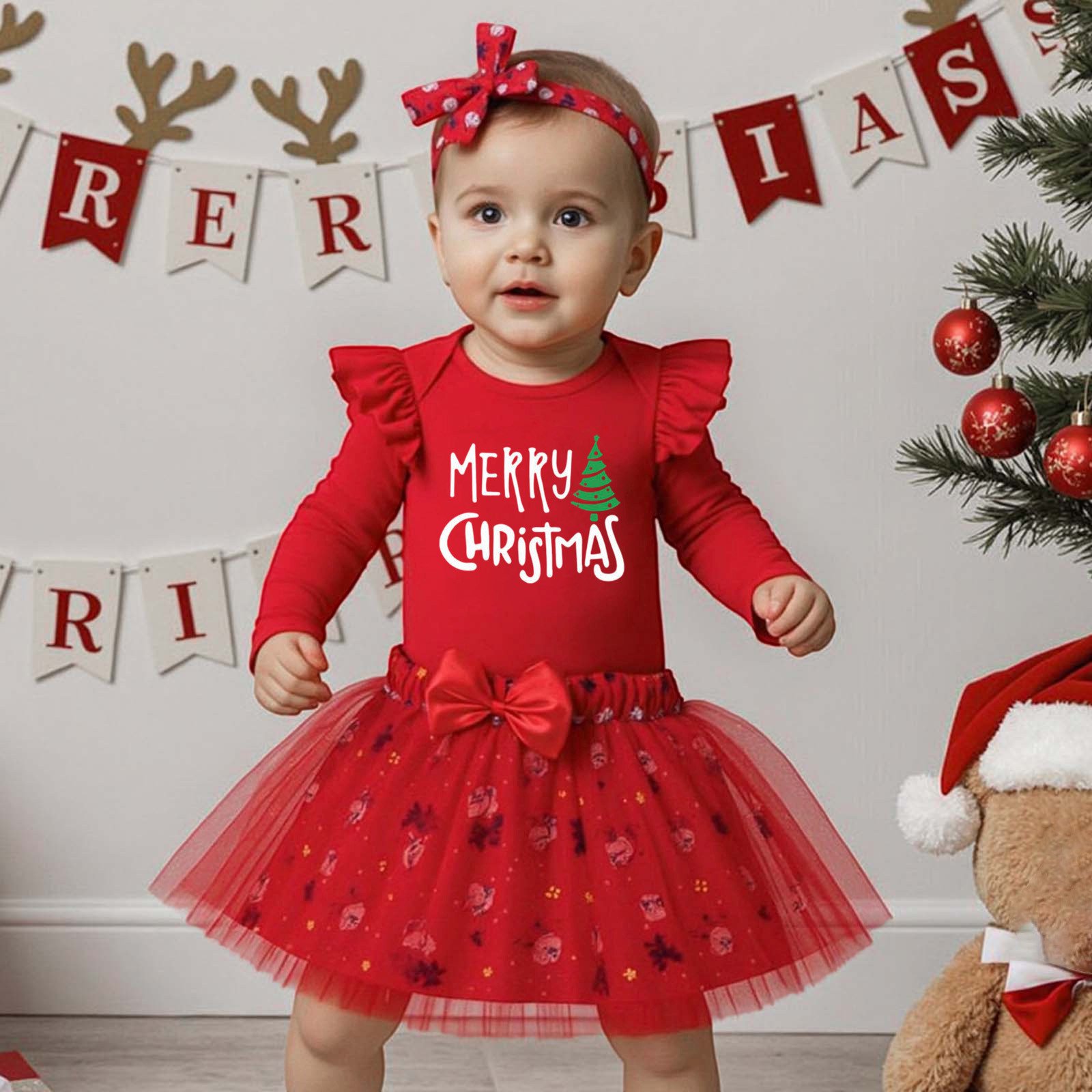Click here for Dexiang Christmas Baby Girls Outfits Long Sleeve R... prices