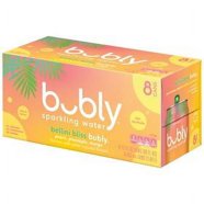 bubly burst Sparkling Water Beverage, Triple Berry, 16.9 fl oz Bottles ...