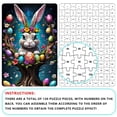 Cevemin Easter Puzzle Cute Rabbit Photo Puzzle - Family Brain Teaser ...
