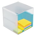 Deflecto Stackable Cube Organizer, 6 X 6 X 6, Clear - Walmart.com