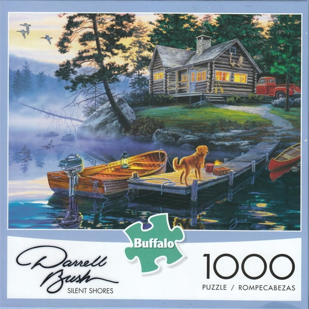 Buffalo Games - Darrell Bush - Silent Shores - 1000 Piece Jigsaw Puzzle ...