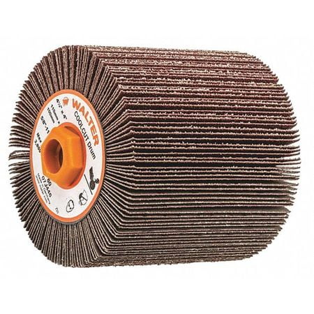 Walter 07J446 COOLCUT Linear Finishing Flap Abrasive Drum - 60 Grit, 4 ...