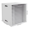 Scrapbook Paper Storage Organizer 15 Slot File Holding Cabinet Document ...