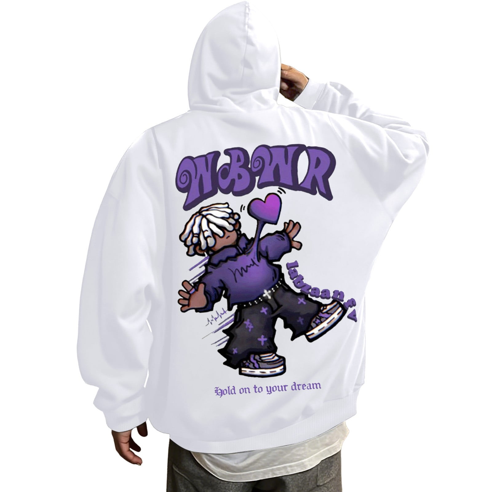 Click here for Zhangmingg Stylish Printed Hooded Sweatshirt For M... prices