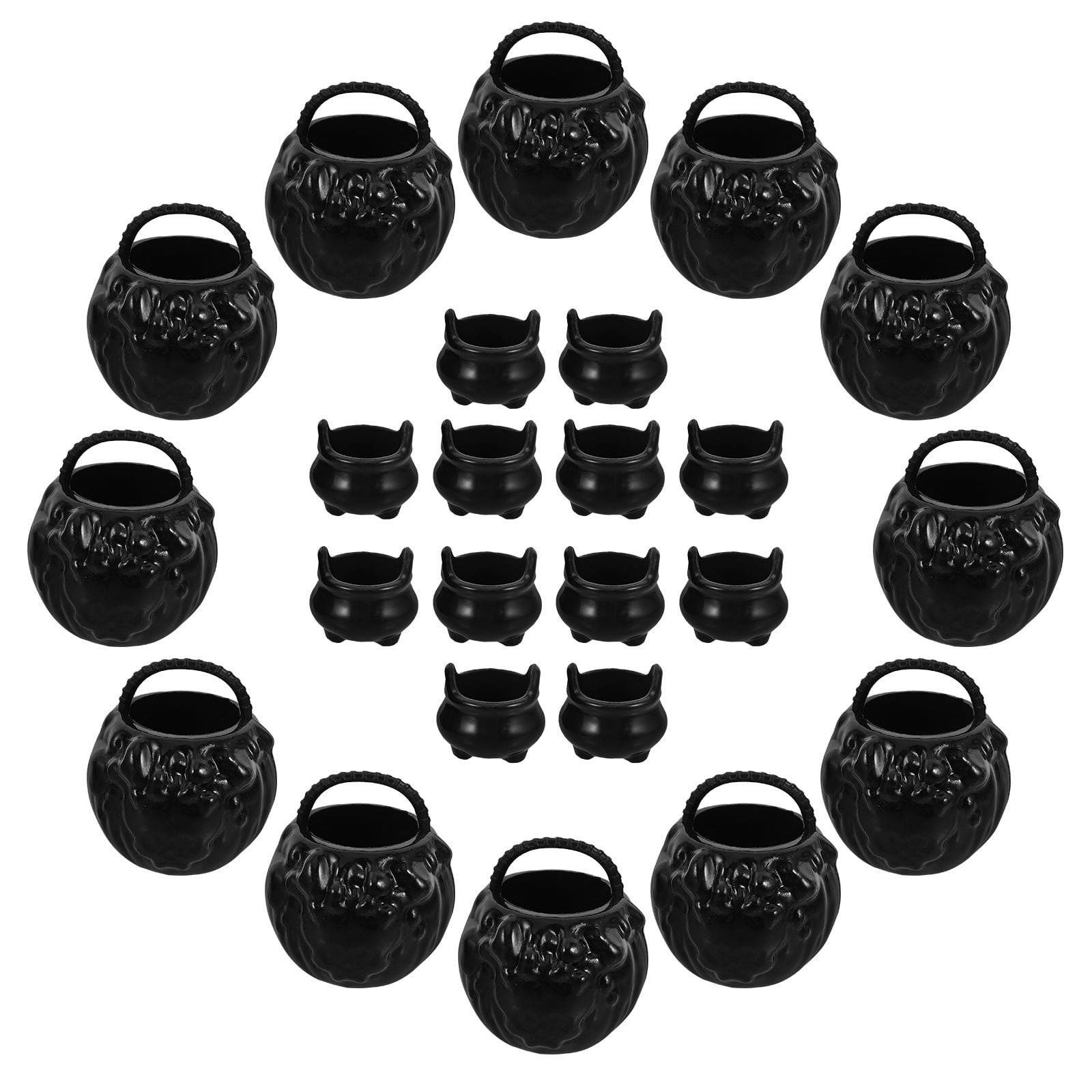 Click here for Verdanverse 24pcs Mini Plastic Cauldron Black For... prices