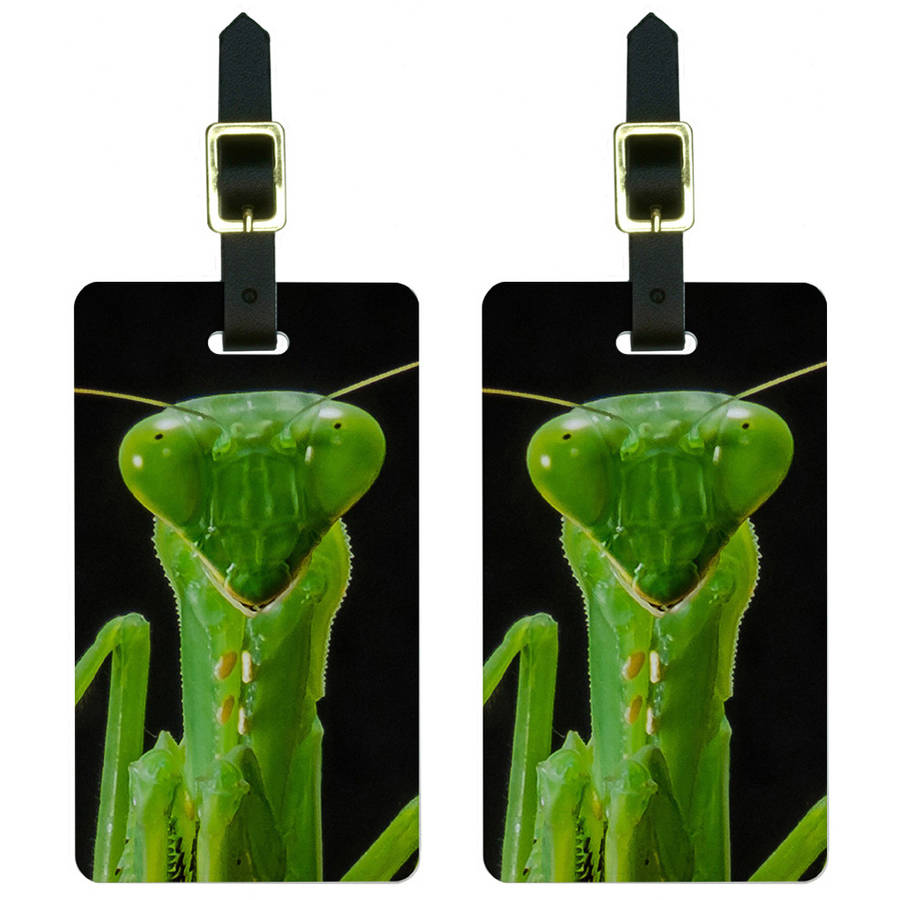 Praying Mantis Luggage Tags Suitcase Carry-On ID, Set of 2 - Walmart.com