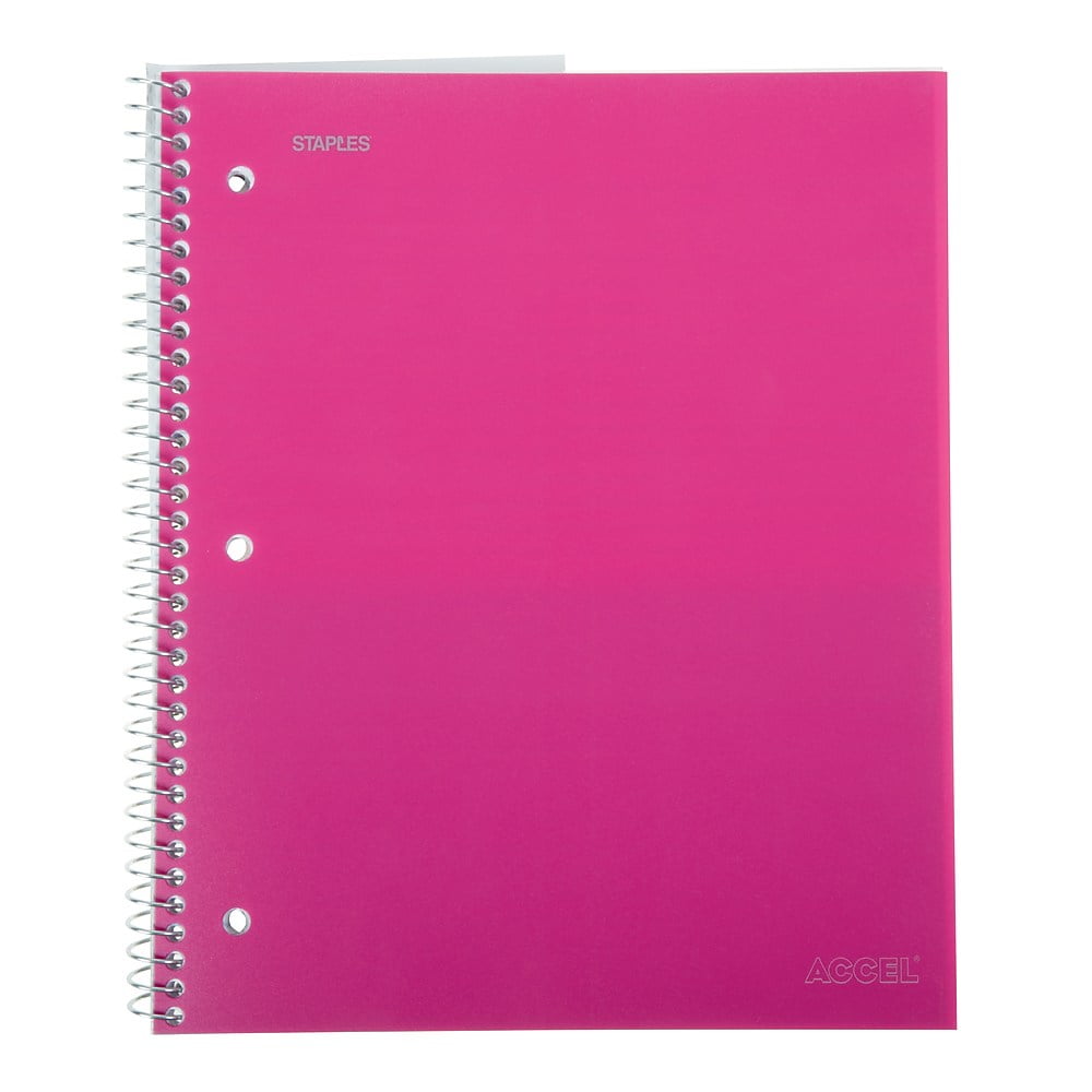 Staples 1 Subject Notebook College Ruled 8 1 2 X 11 Assorted 2842761 staples-1-subject-notebook-college-ruled-8-1-2-x-11-assorted-2842761