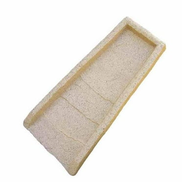 24" Decorative Downspout Rain Splash Block with Natural Stone Texture ...