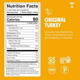 Chomps Original Turkey Jerky Meat Sticks, 1.15 oz, 8 Count, High ...