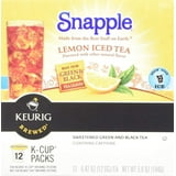 Snapple Lemon Iced Tea K-Cup Packs, 0.42 oz, 12 ct - Walmart.com