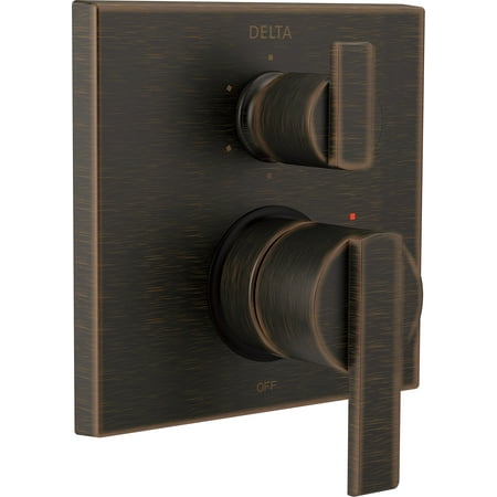 Delta Faucet T24967-RB, Venetian Bronze Ara Angular Modern Monitor 14 ...