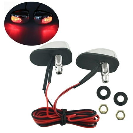 Universal Car Windshield Jet LED Light Windscreen wiper light ...
