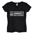 Funny Hangry Warning Danger T Shirt, Always Hungry Angry Gift T Shirt ...
