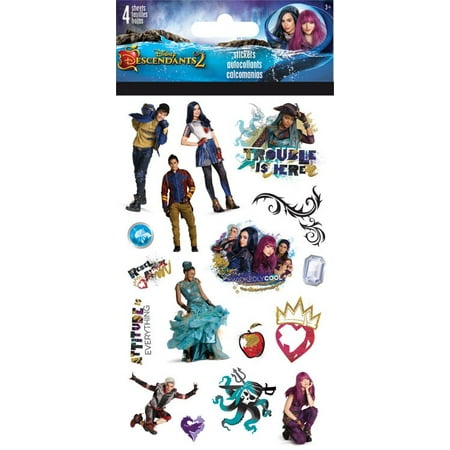 Standard Stickers 4 sheet - Descendants 2 New st4090 | Walmart Canada