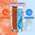 20oz Cute Easter Bunny Carrot Chick Flower Pattern Stainless Steel ...