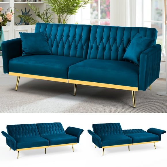 Teal Sofa