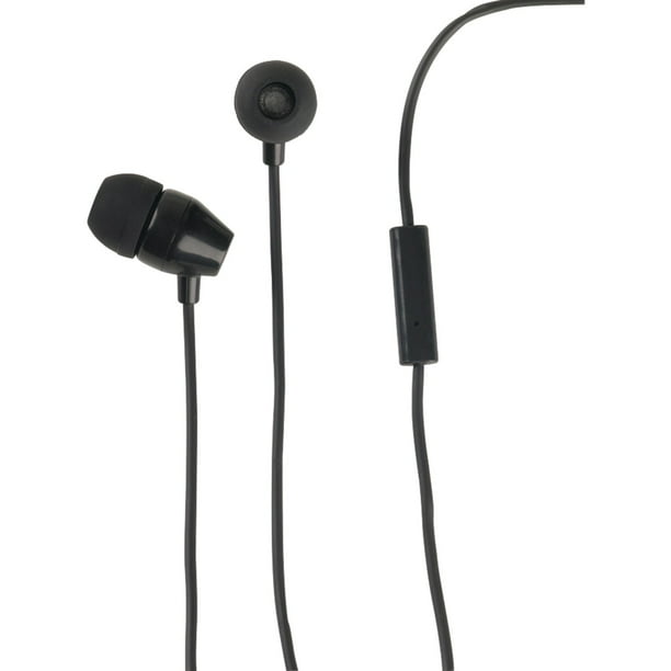 RCA HP159MICBKZ Stereo Earbuds with In-Line Microphone - Walmart.com
