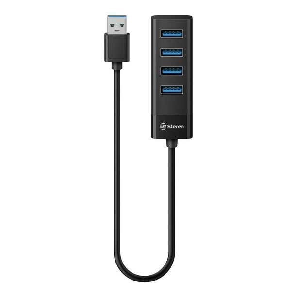 HUB USB 3.0 de 4 puertos Steren USB-5234 | Walmart en línea