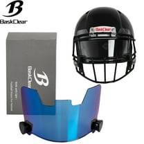 SHOC Zero G Plus Youth Football Helmet Visor - Clear, Tinted Style with Sun Protection and Clips ...