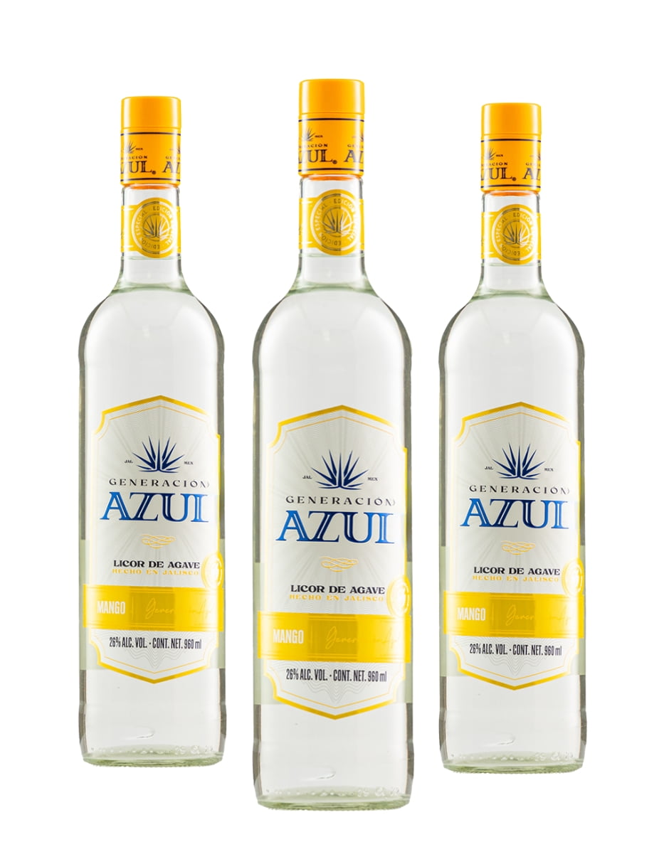 Tripack Licor de Agave Generación Azul Mango 960 Ml Generación Azul ...
