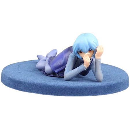 Ayanami Rei Neon Genesis Evangelion Anime Model Doll Prone Dress Pvc 2. ...