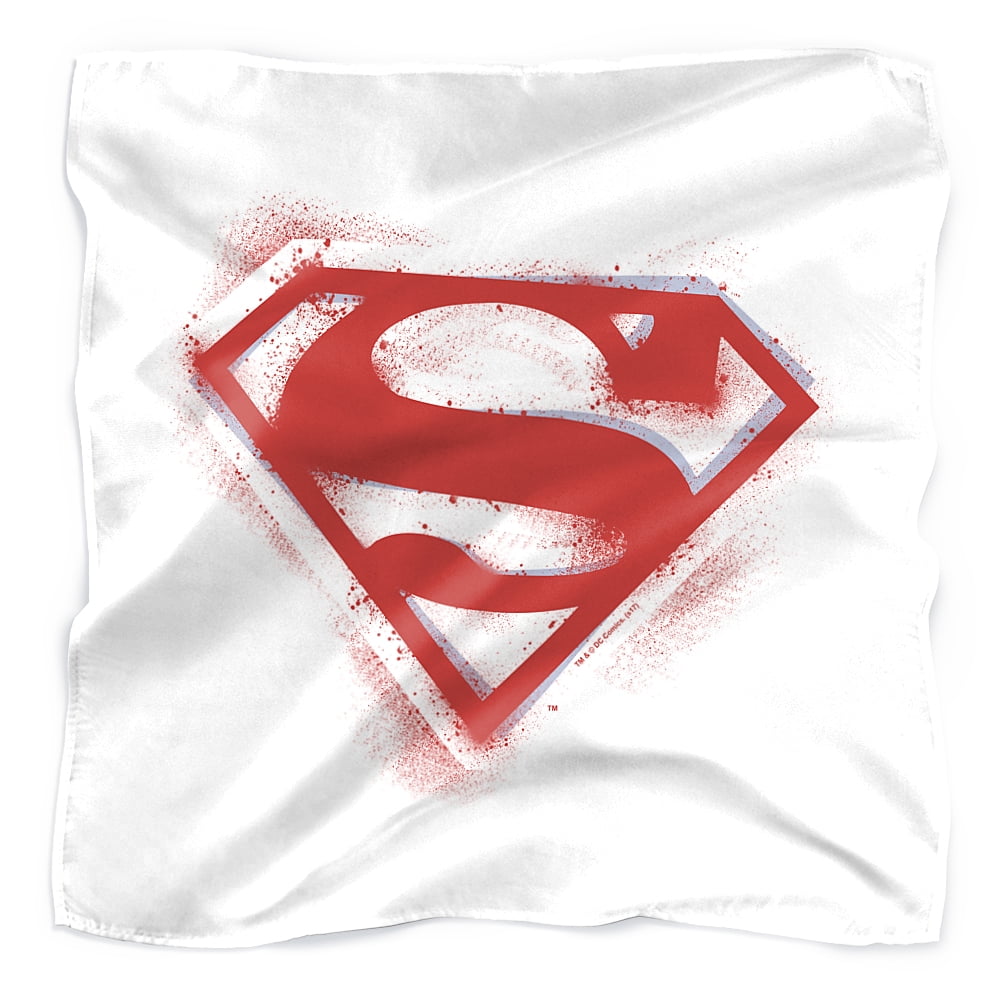 Superman Spray Paint Shield Bandana (21 in x 21 in) - Walmart.com