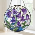 Bluebell Botanical Flower Stained Glass Style Acrylic Window Suncatcher ...