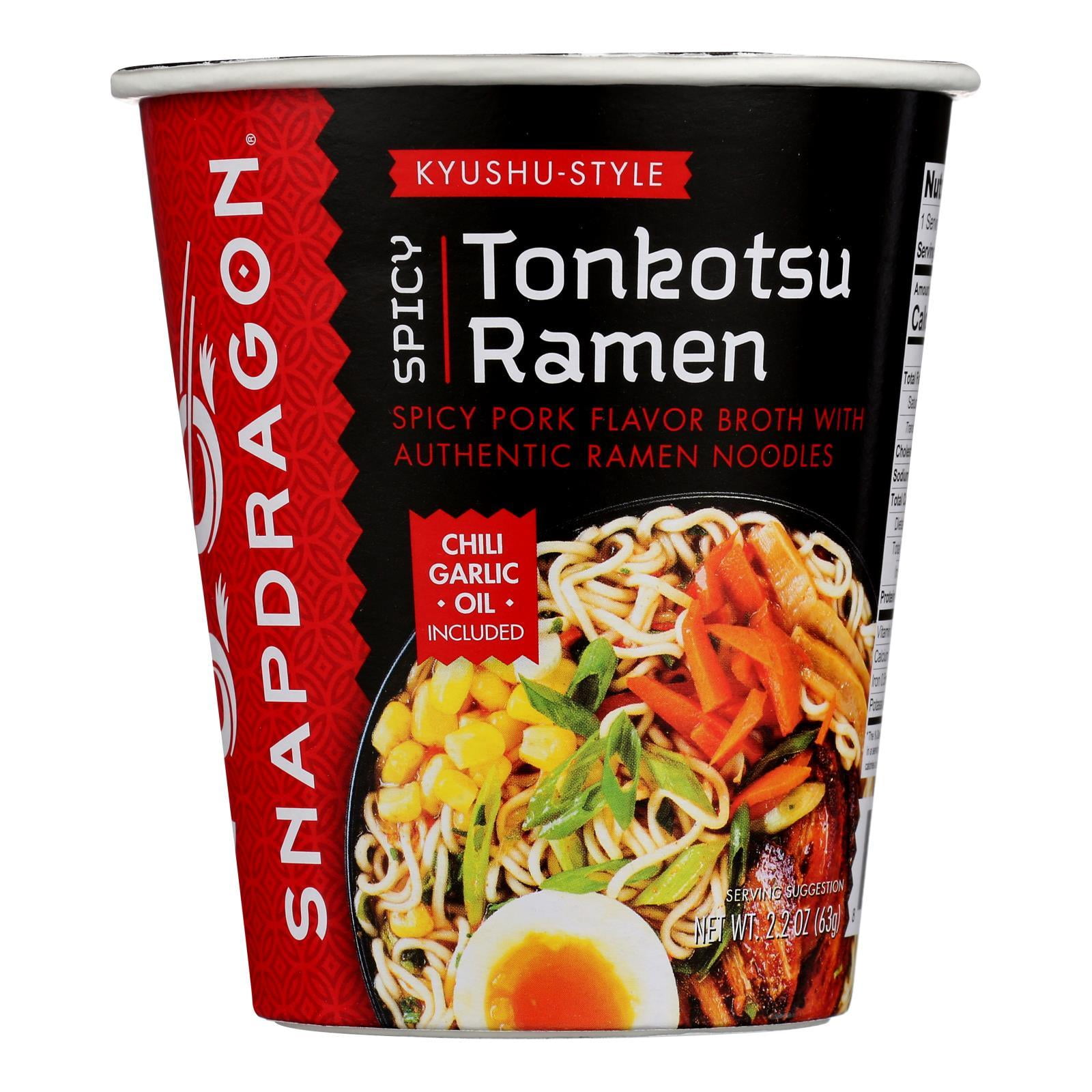 Snapdragon Foods - Ramen Cup Spicy Tonkotsu - Case of 6-2.2 OZ ...