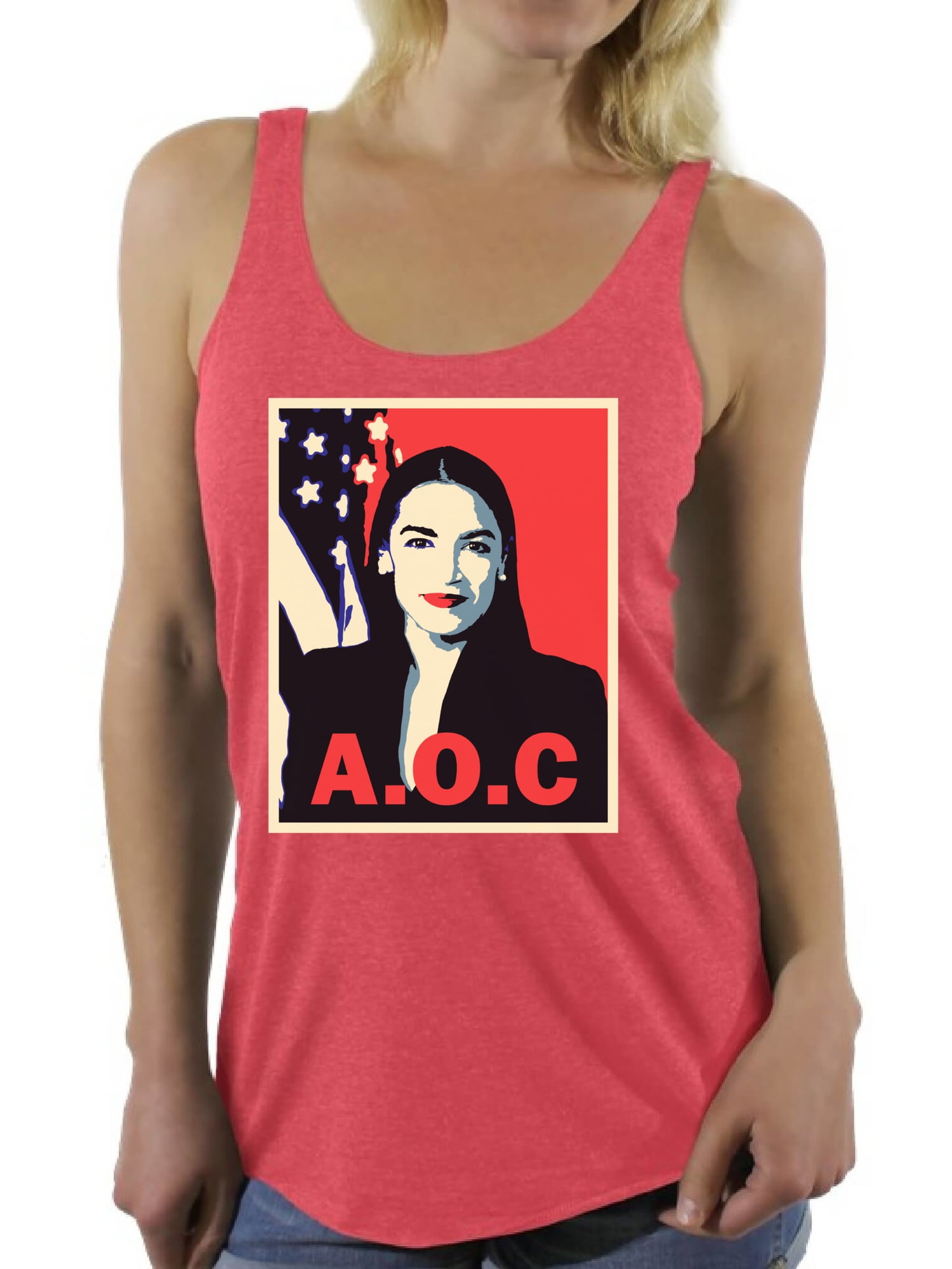 Awkward Styles AOC Women's Tanks Ocasio Racerback Tank Top Alexandria ...