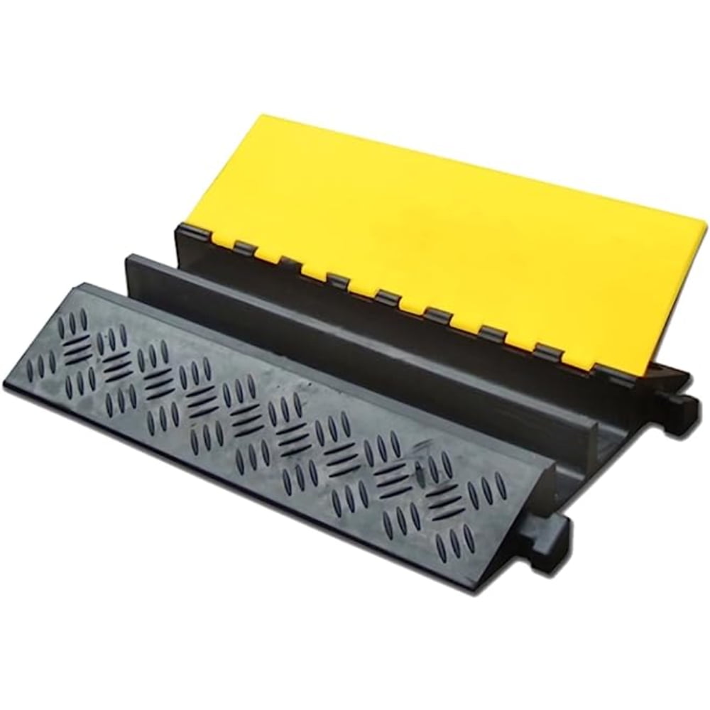 ATLAS Heavy Duty Hose Protector Ramp - Xtra Large 2 Channels - Black ...