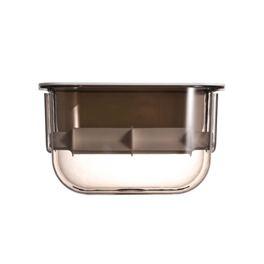 Wall Mounted Roll Tissue Container Punch Free Tissue Box Holder For ...