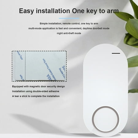 Wireless Door Sensor Living Room Bedroom Window Smart Loud Alarm Status ...