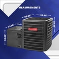 Goodman 5 Ton 14.3+ SEER2 Central AC Condenser System and 24.5 ...