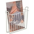 InterDesign Classico Wall Mount Magazine Holder, Pearl White - Walmart.com