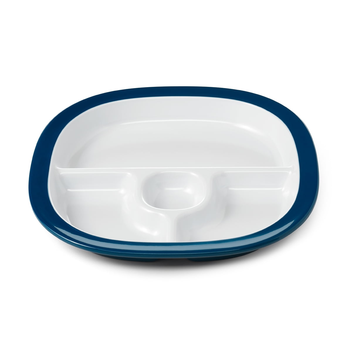 OXO Tot Melamine Divided Plate, Navy - Walmart.com