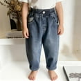 Efsteb Boys Vintage Jeans Casual Trendy Baggy Denim Pants Elastic High Waist Comfy Jogger Jeans ...