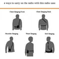 Walkie Talkie Holder Two Way Radio Case Universal MSC-20C Radio Holster ...