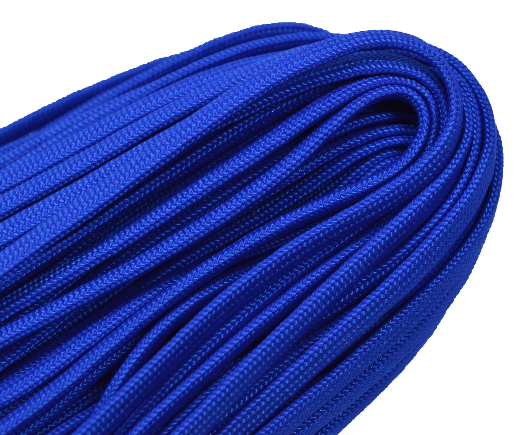 Royal Blue Coreless / Flat 550 Paracord - 100 Foot Bundle - Walmart.com