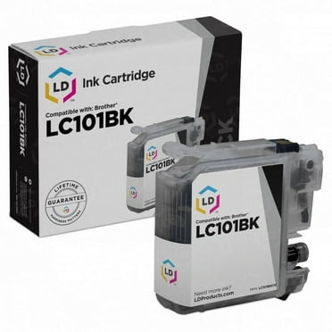 Brother Genuine Standard Yield Black Ink Cartridge, LC101BK ...