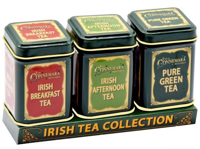 Mini Set of 3 Irish Tea Tins Collection With 8 Teabags Per Tin by The ...