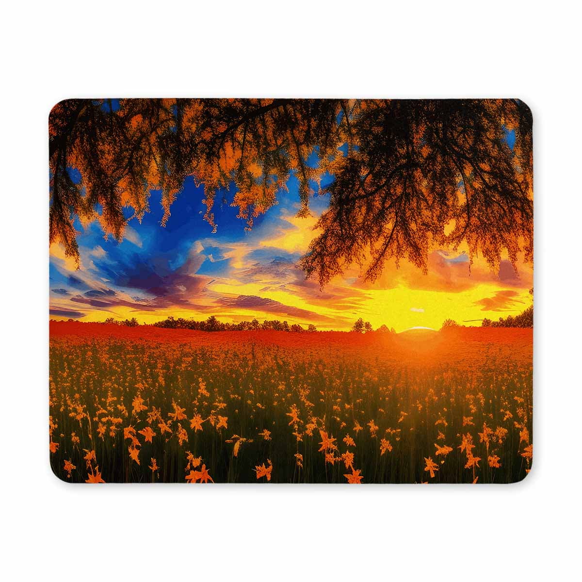 Mouse Pad, Beautiful Floral Mouse Pad，Waterproof Mousepad Mouse Pads ...