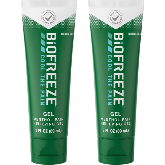 Biofreeze Roll-On Pain-Relieving Gel 3 FL OZ, Colorless (Pack Of 2 ...
